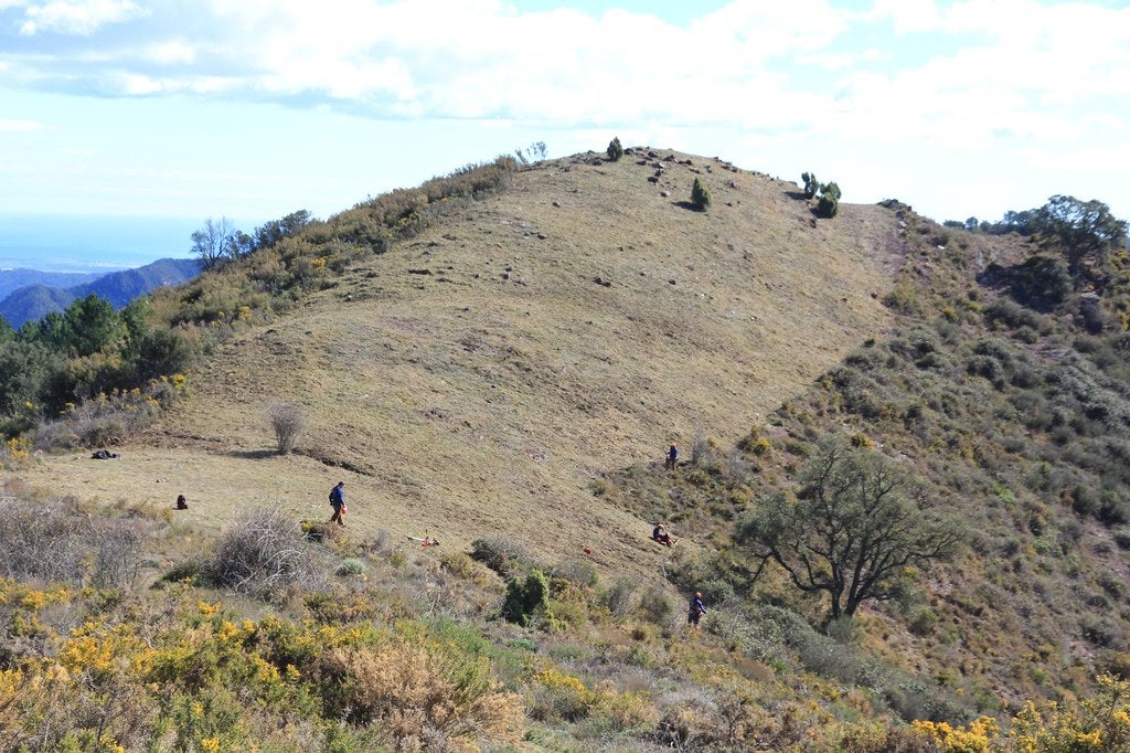 Acció de denúncia al Parc Natural de la Serra d’Espadà